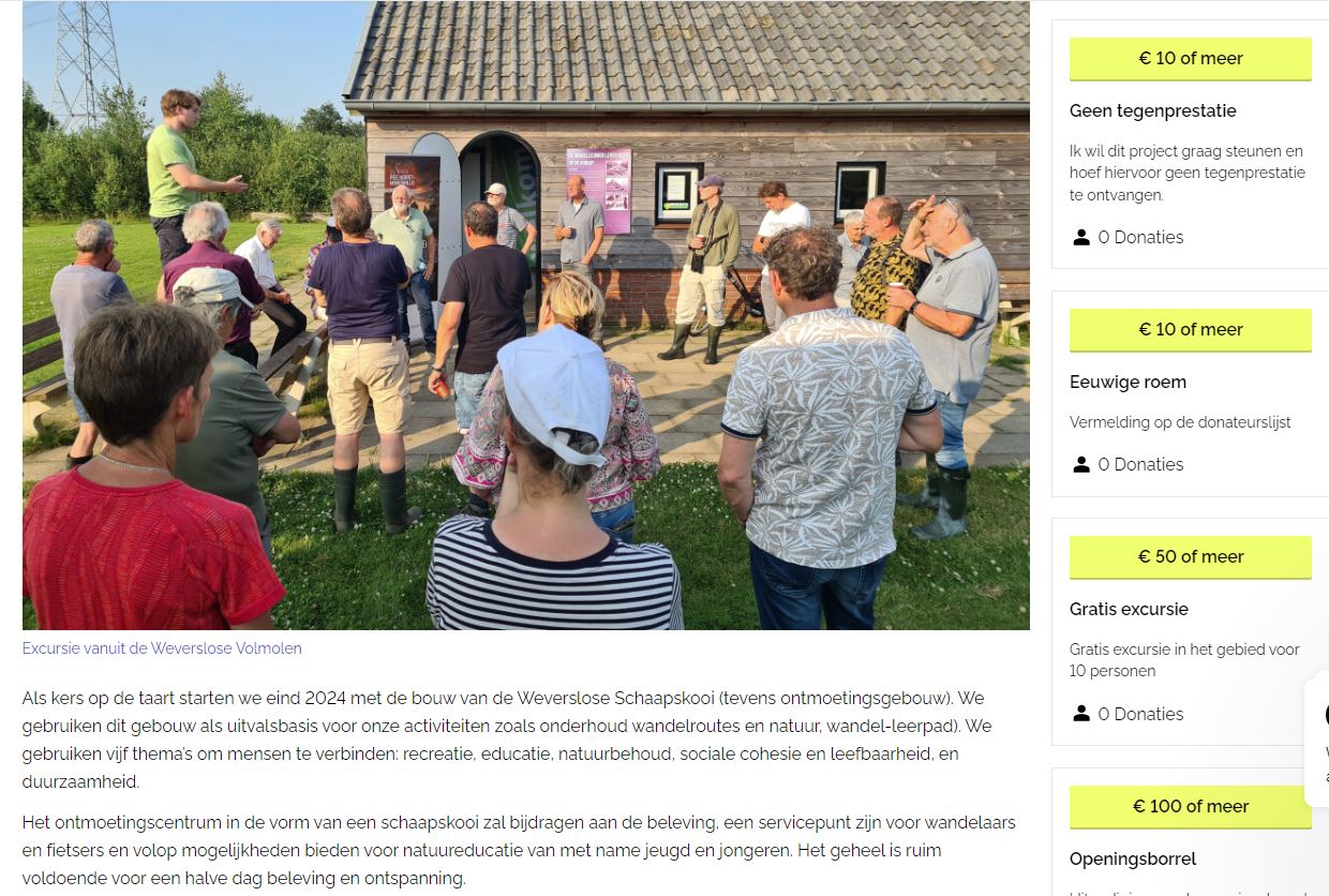 Crowdfunding - Loobeek Merselo